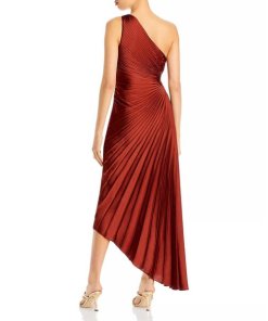 A.L.C. Delfina Pleated Asymmetric Dress – evaChic